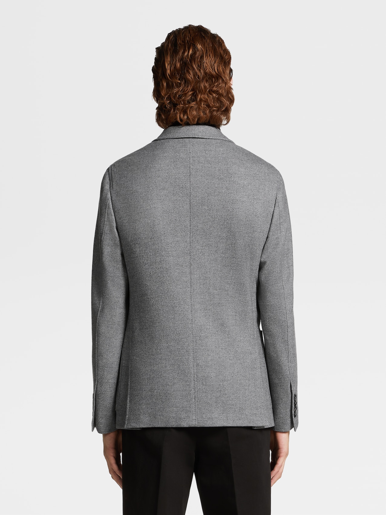 麻灰色 Trofeo™ 山羊绒休闲西装外套 SS24 22887430 | Zegna CN